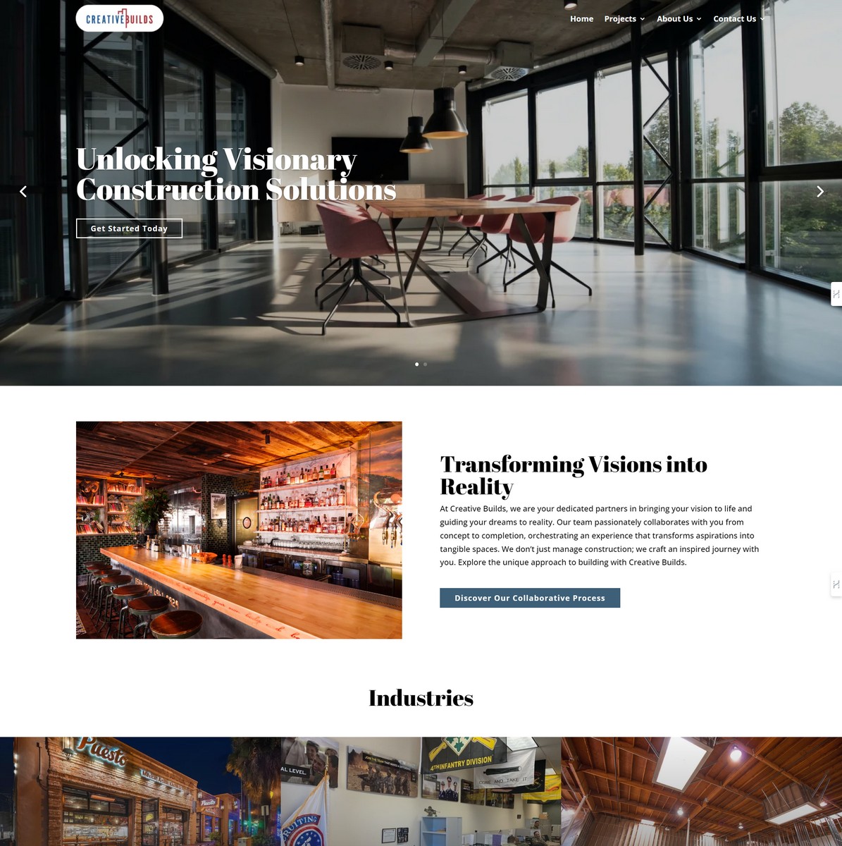 Creative Builds is Proud to Announce the Launch of Our New Website ...